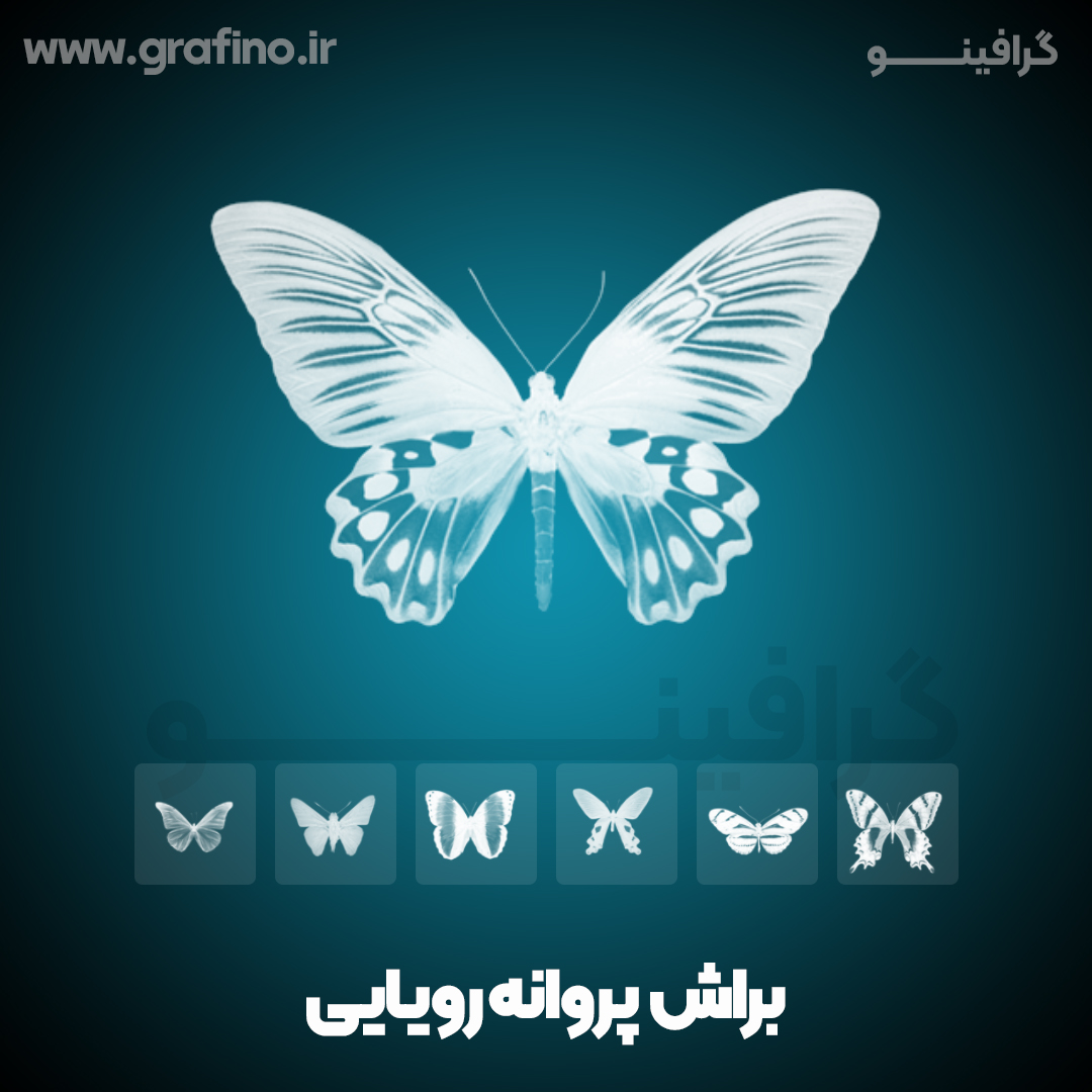 دانلود براش پروانه رویایی دانلود براش پروانه برای فتوشاپ